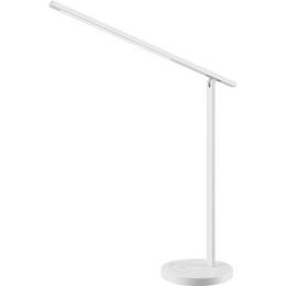 Hansa LED Tischleuchte Halo, 6 Watt, mit Standfu&szlig;, Memoryfunktion, 3 Farbtemperaturen, dimmbar, wei&szlig;