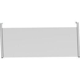 Sch&auml;fer Shop Sch&auml;fer Shop Genius R&uuml;ckseitenblende, f&uuml;r Schreibtisch B 1200 mm, H 466 mm, wei&szlig;aluminium