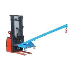Bauer Lastarm f&uuml;r Gabelstapler, LAT 25-1,0, blau RAL 5012