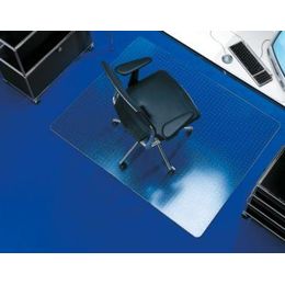Bodenschutzmatte Duragrip Meta- RS Office Products, f&uuml;r Teppichb&ouml;den, Ankernoppen, strukturiert, transparent, L 1200 x B 1300 mm