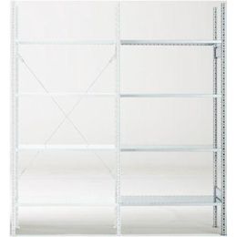 Sch&auml;fer Shop Anbauregal, 4 B&ouml;den, H 2278 x B 1055 x T 500 mm, verzinkt