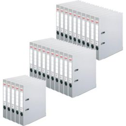 Herlitz Ordner maX.file protect, DIN A4, R&uuml;ckenbreite 50 mm, 25 St&uuml;ck, grau