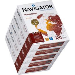 Kopierpapier NAVIGATOR Presentation, DIN A4, 100 g/m², hochweiß, 2500 Blatt