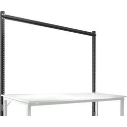 Manuflex Aufbauportal, Grundtisch STANDARD Arbeitstisch-/Werkbanksystem UNIVERSAL/PROFI, 2000 mm, anthrazit