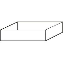 Bodenauffangwanne Abz f&uuml;r ASECOS Sicherheitsschr&auml;nke der Q30, Q90, S90 und K90 Serie, Polypropylen, grau, B 449 x T 505 x H 94 mm, 11 l