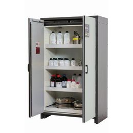 Sicherheitsschrank Typ 30 ASECOS Q-CLASSIC-30, Fl&uuml;gelt&uuml;ren, Front Lichtgrau, B 1164 x T 620 x H 1947 mm