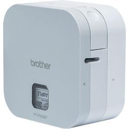 Beschriftungsger&auml;t Brother P-touch Cube, Bluetooth, iOS/Android, 20 mm/Sek., f&uuml;r 3,5/6/9/12 mm Etiketten, inkl. 12 mm TZe-Band, B 112 x T 61 x H 115 mm, wei&szlig;