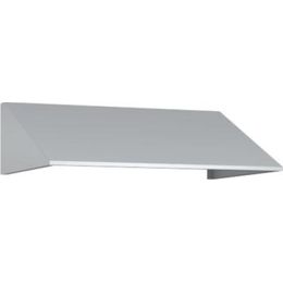 Schr&auml;gdachaufsatz f&uuml;r C+P Schlie&szlig;fachschrank Resisto, Neigung von 26&deg;, B 772 x T 540 x H 230 mm, Stahl, lichtgrau RAL 7035