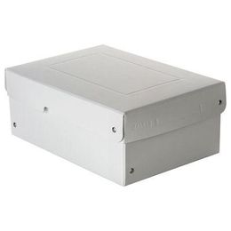 Archivbox Falken PureBox PRO A5, f&uuml;r bis zu 1250 Blatt, DIN ISO 16245-A, mit Beschriftungsfeld, L 250 x B 180 x F&uuml;llh&ouml;he 100 mm, FSC&reg;-Pappe, wei&szlig;
