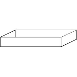 Bodenauffangwanne Abz f&uuml;r ASECOS Sicherheitsschr&auml;nke der Q30, Q90 und S90 Serie, Polypropylen, grau, B 749 x T 505 x H 107 mm, 22 l