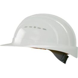Schutzhelm EuroGuard I/79 4-G, Hochdruck-Polyethylen, DIN EN 397, wei&szlig;, mit 4-Punkt-Gurtband, Bel&uuml;ftung