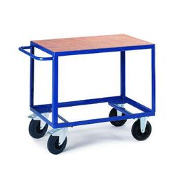 ROLLCART Tischwagen, 1 Ladefl&auml;che 1200 x 800 mm, Tragkraft 500 kg, f&uuml;r Produktion und Werkstatt