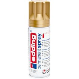 Edding Spray 5200, 200 ml, Premium-Acryllack matt, Spr&uuml;hbreite ca. 50-60 mm, gold matt