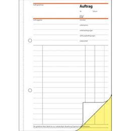 Sigel Auftrag SD001, DIN A5 hoch, 2 x 40 Blatt