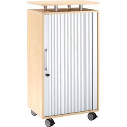Sch&auml;fer Shop Sch&auml;fer Shop Select Hochcontainer mit Rollen, abschlie&szlig;bar, B 600 x T 420 x H 1178 mm, Ahorn