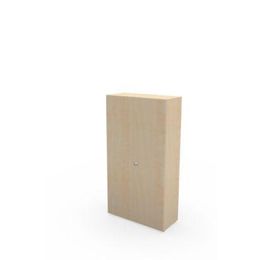 Sch&auml;fer Shop Sch&auml;fer Shop Genius Fl&uuml;gelt&uuml;renschrank TETRIS WALL, 5 Ordnerh&ouml;hen, T&uuml;ranschlag rechts, B 1000 x T 440 x H 1880 mm, Ahorn-Dekor