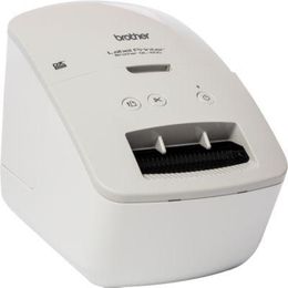 Brother Etikettendrucker QL-600G, Graustufen, f&uuml;r B 12-62 mm, 300 x 600 dpi, 44 Etiketten/Min., USB 2.0, inkl. 8 m Etikettenrolle