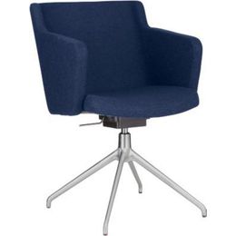 Topstar Konferenzstuhl Sitness 1.0, dreidimensionale Sitzfl&auml;che, h&ouml;henverstellbar, drehbar, blau