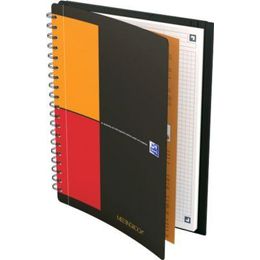 Meetingbook Oxford International DIN B5, doppelspiralgebunden, kariert, 80 Blatt, SKRIBZEE&reg;-komp., 5 St&uuml;ck