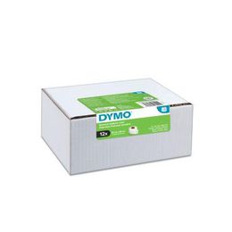 Dymo Standard Adress-Etiketten, Papier, permanent haftend, 89 x 28 mm, 12 x 130 St&uuml;ck, wei&szlig;