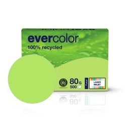 Clairefontaine Kopierpapier EVERCOLOR, farbig, DIN A4, 80 g/m&sup2;, lindgr&uuml;n, 500 Blatt