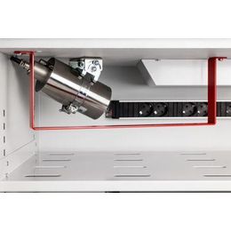 ASECOS Brandunterdr&uuml;ckungssystem mit Schutzb&uuml;gel f&uuml;r Sicherheitsschr&auml;nke ION-ULTRA-90, automatische Ausl&ouml;sung, f&uuml;r 1200 mm Korpusbreite