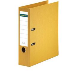 Sch&auml;fer Shop Ordner Sch&auml;fer Shop Select, DIN A4, R&uuml;ckenbreite 80 mm, Griffloch, auswechselbares R&uuml;ckenschild, Polypropylen, 1 St&uuml;ck, gelb