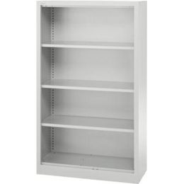 Sch&auml;fer Shop Sch&auml;fer Shop Select Regalschrank MS, 4 OH, B 800 x T 400 x H 1584 mm, Stahlblech, wei&szlig;aluminium