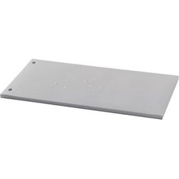 Trennstreifen-Folien, Polypropylen, unifarben, 100 St&uuml;ck, grau