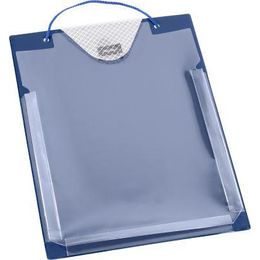 EICHNER Auftragstasche Turbo, Klettverschluss, Schl&uuml;sselfach und Dehnfalte, f&uuml;r DIN A4 Dokumente, blau, 10 St&uuml;ck