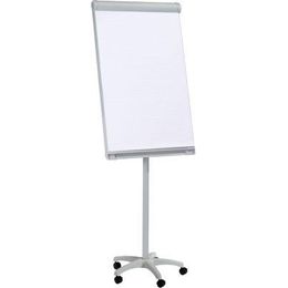 Franken Flipchart PRO Mobil FC41, 5 Rollen, h&ouml;henverstellbar, magnethaftend, Ablageschale, Tafel 670 x 950 mm