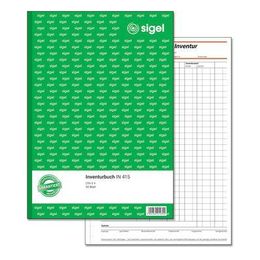 Sigel&reg; Inventurbuch IN415, DIN A4 hoch, 50 Blatt