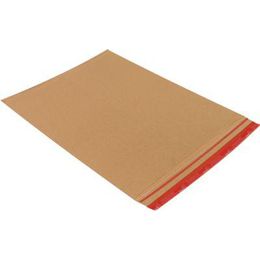 Versandtaschen Colompac, Wellpappe, haftklebend, recyclebar, 20 St&uuml;ck, B 540 x H 730 mm, braun