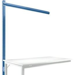 Manuflex Aufbauportal, f&uuml;r Ansatztische Universal/Profi Standard, Breite 1500 mm, brillantblau RAL 5007