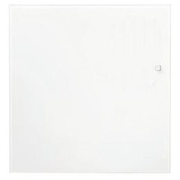 Franken Glastafel, magnethaftend, Wandmontage im Hoch- & Querformat, Sicherheitsglas, reinwei&szlig;, 1200 x 1200 mm