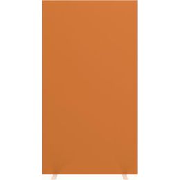 Trennwand Raumtrenner PAPERFLOW, mit Schallschutz-Schaumvlies, B 940 mm, orange