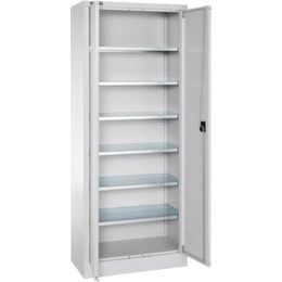 Sch&auml;fer Shop Sch&auml;fer Shop Select Materialschrank MSI 2409, Stahl, 6 Fachb&ouml;den, B 950 x T 400 x H 1935 mm, wei&szlig;aluminium