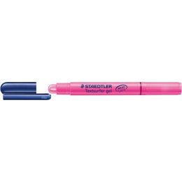 Staedtler Textmarker Gel, mit gelartiger Wachsmine, Minendurchmesser 9 mm, pink