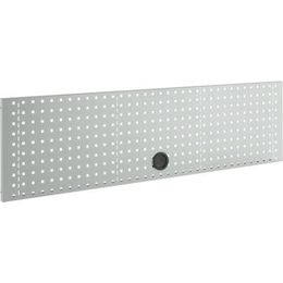 Sch&auml;fer Shop Sch&auml;fer Shop Pure Lochwand f&uuml;r AST31 Tischaufbau, bis 150 kg, B 1500 x H 380 mm, Stahl, lichtgrau