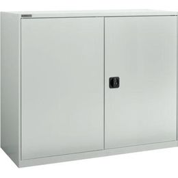 Sch&auml;fer Shop Fl&uuml;gelt&uuml;renschrank Sch&auml;fer Shop Select MS-i 12412, Stahlblech, B 1200 x T 400 x H 1215 mm, 3 OH, Lichtgrau, bis 150 kg
