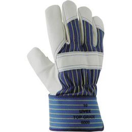 Winter-Schutzhandschuh Uvex top grade 6000, Rindvollleder/Baumwoll-Trikot, EN 388: 3144 X, Gr&ouml;&szlig;e 10, 10 Paar