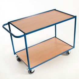 ROLLCART Tischwagen, Ladefl. L1000 x B600 mm, 2 Etagen