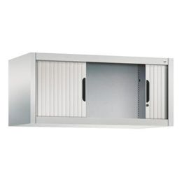 C + P Rollladenschrank Omnispace, abschlie&szlig;bar, B 1000 x T 420 x H 450 mm, Stahl/Kunststoff, lichtgrau