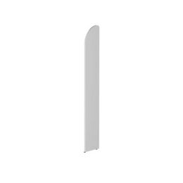 B&uuml;roregal Dante&reg;, Abschlusswange, f&uuml;r Regale ohne R&uuml;ckwand, H 1900 mm, wei&szlig;