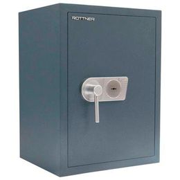 Rottner Wertschutzschrank Samoa 65, Doppelbartschloss, EN 0, 76 Liter, Stahl, anthrazit