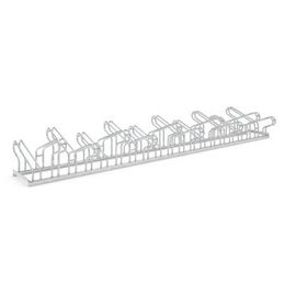B&uuml;gelparker WSM, 2-seitig, f&uuml;r Reifen bis B 55 mm, B 3500 x T 3200 x H 415 mm, Stahl feuerverzinkt, 20 Einstellpl&auml;tze, montiert