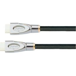 HDMI 2.1 Kabel Good Connections Python&reg; Serie, Ultra-High-Speed, bis 8K/UHD-2, Vollmetallstecker & Nylongeflecht, L&auml;nge 2 m, schwarz