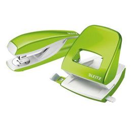 Leitz&reg; B&uuml;rolocher 5008 Wow, metallic-gr&uuml;n
