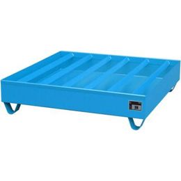 Bauer Profilwanne PW gem. StawaR, f&uuml;r 4 F&auml;sser, 230 l, 72 kg, blau