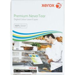 Synthetikpapier Xerox Premium NeverTear, DIN A4, 145 &micro;m, wei&szlig; matt, 1 Paket = 100 Blatt